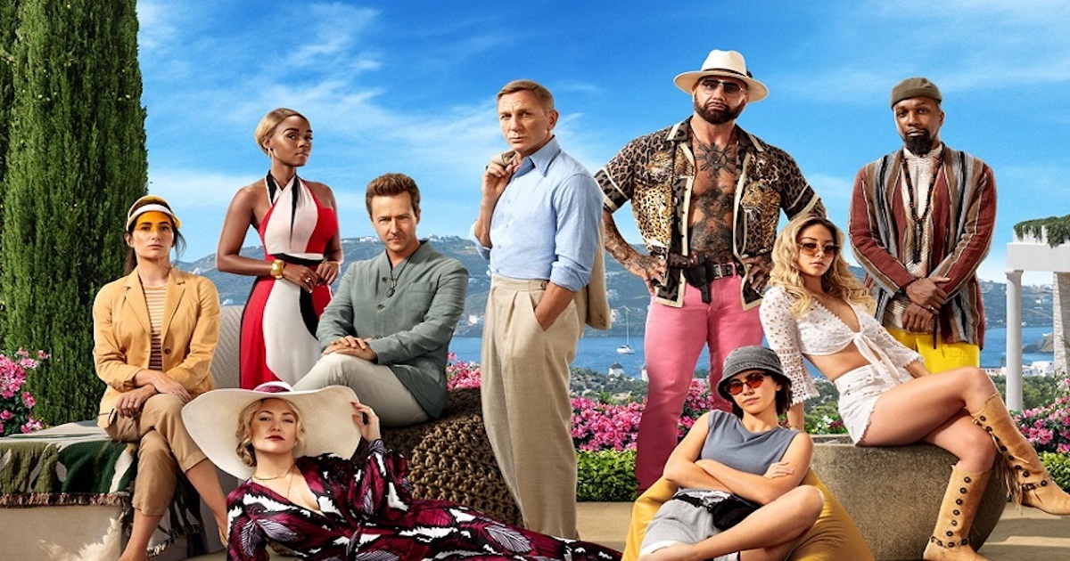 『ナイブズ・アウト：グラス・オニオン』登場人物全員が怪しい本予告&キービジュアル公開｜Bezzy[ベジー]｜アーティストをもっと好きになるエンタメメディア