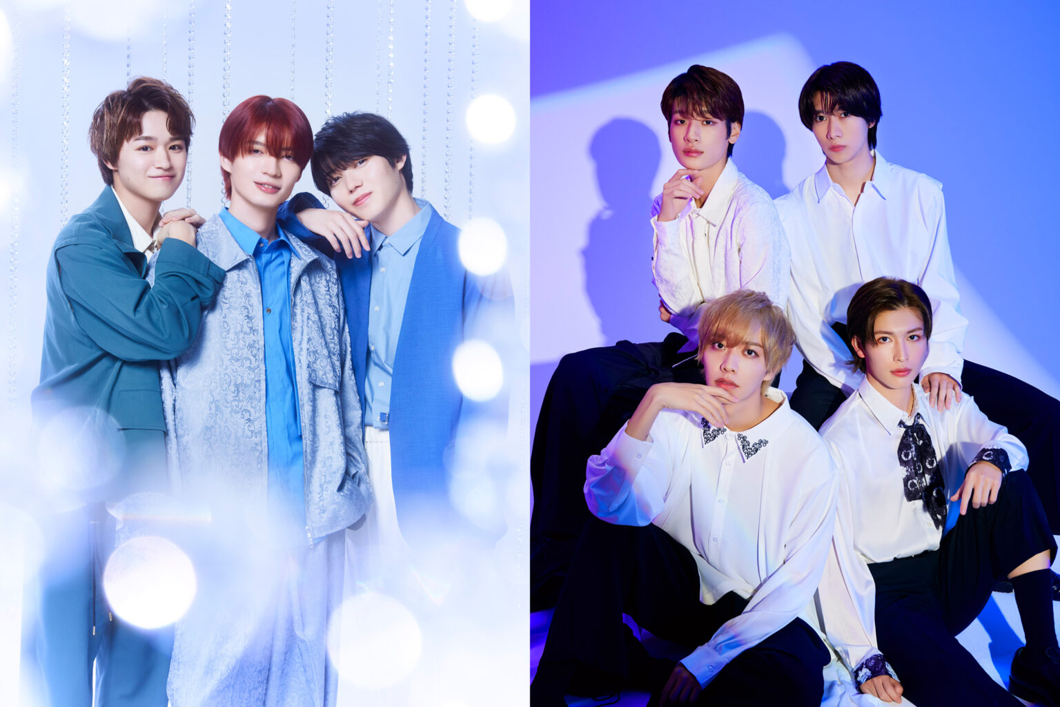 杢代和人×松井奏W主演『熱愛プリンス』ポスター解禁、水色のリボンで行き交う恋心を表現｜Bezzy[ベジー]｜アーティストをもっと好きになるエンタメメディア