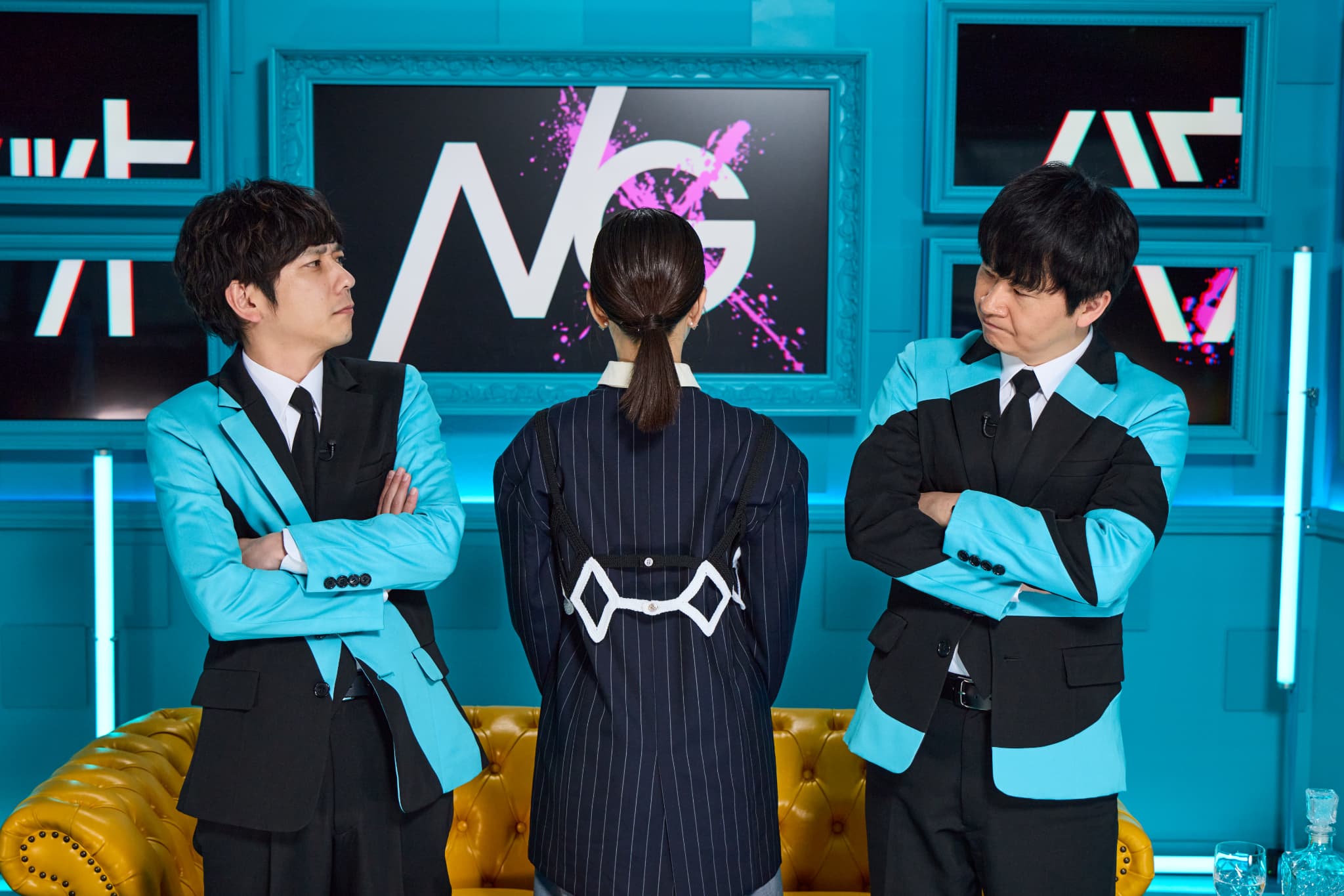 二宮和也×若林正恭MC『シークレットNGハウス』予告解禁、会話中のブザー音に山﨑天も疑心暗鬼｜Bezzy[ベジー]｜アーティストをもっと好きになるエンタメメディア